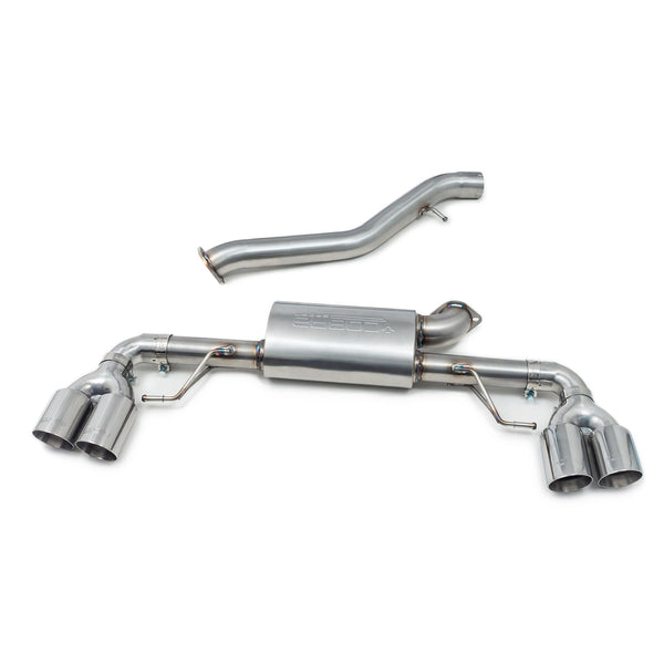 BMW 330i (G20) (19>) Non-Valved Quad Exit M3 Style Performance Exhaust ...